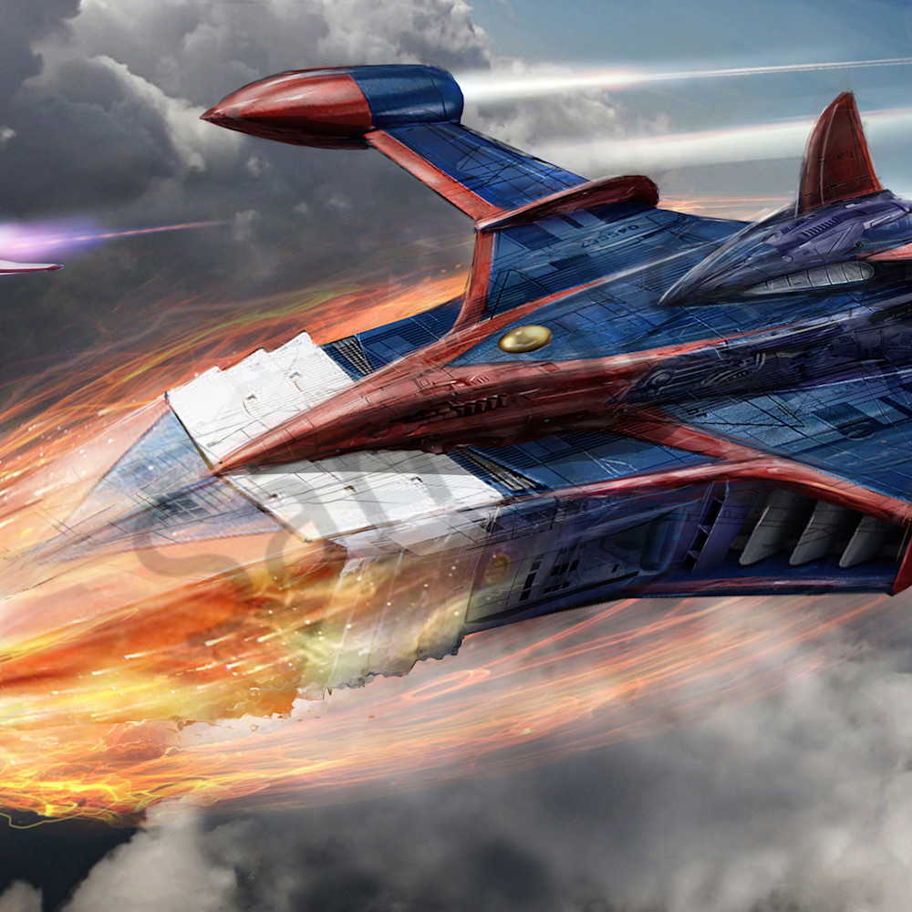 Battle Of The Planets Fiery Phoenix Art | johngallagher