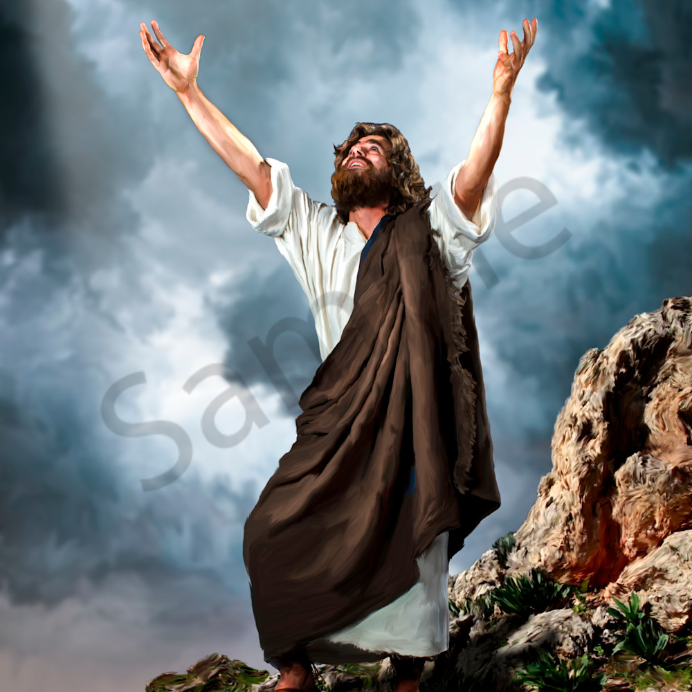 Jesus Offers Praise Art | MDM photo