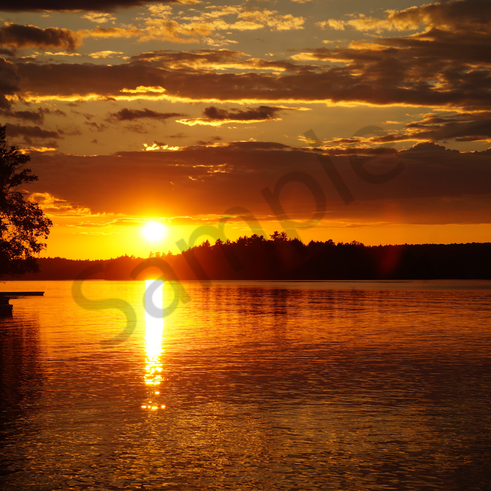 Cottage Sunset Photography Art | Sage & Balm Photography