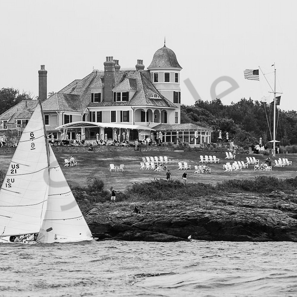 Madcap sailing in the Museum of Yachting Classic Yacht Regatta. Castle Hill Inn.