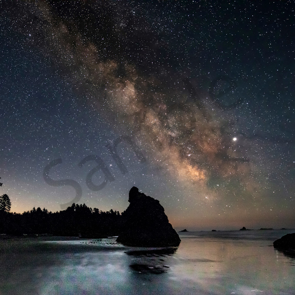 Pnw Ruby Beach Milky Way 1 Photography Art | John Martell Photography