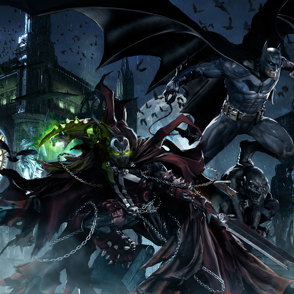 Spawn and Batman
