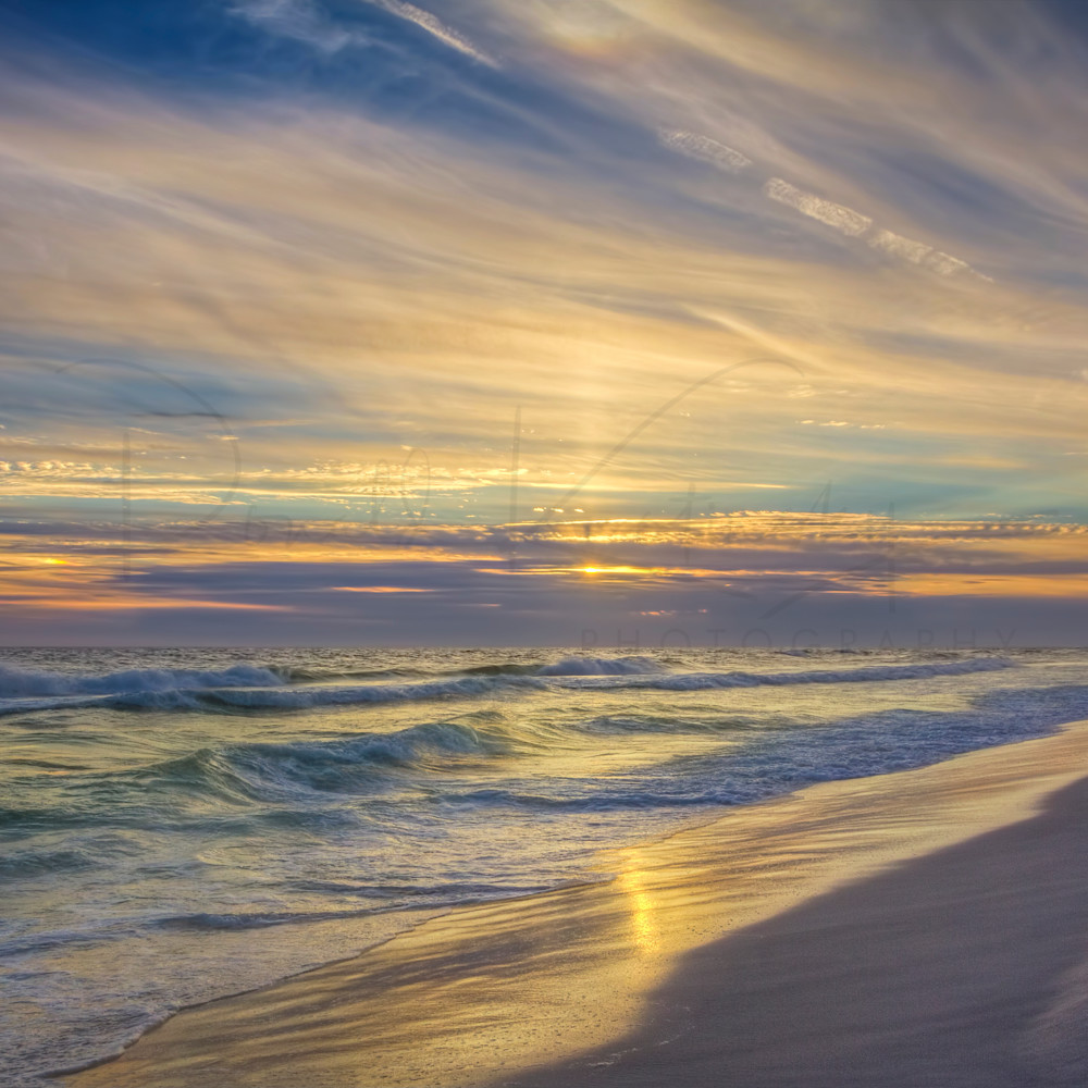 Seaside Sunset Photographic Art