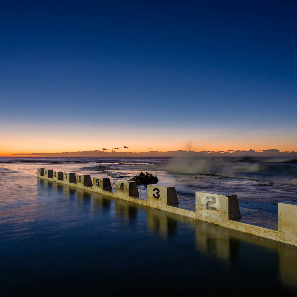 Baths Dawn - Merewether Ocean Baths Newcastle NSW Australia | Dawn Sunrise