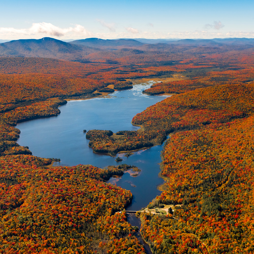 Cedar River Flow Fall Aerial Photography Art | Kurt Gardner Photography ...