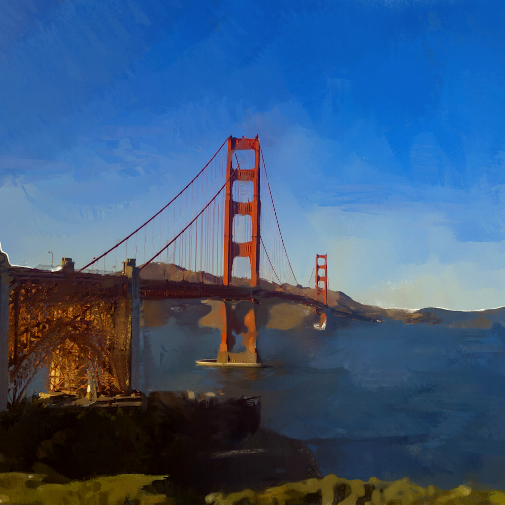 Golden Gate Bridge Art | Ben J Worley