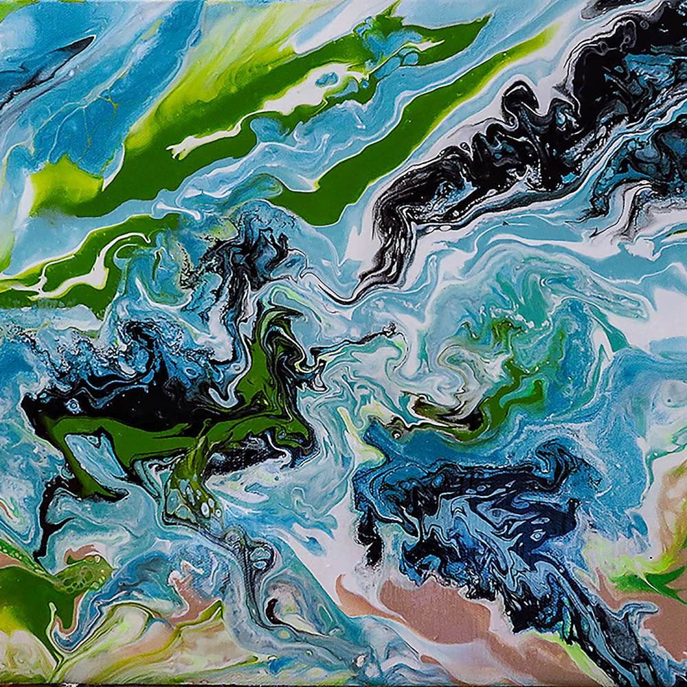 Birds Eye View, an Abstract Painting by Terry Rosiak