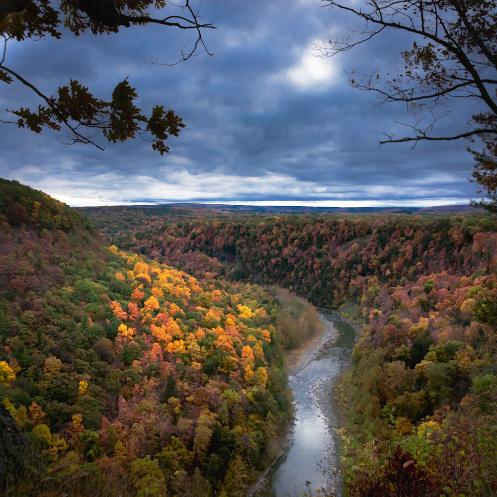Autumn Takes Hold Along The Genesee River Valley Photography Art ...
