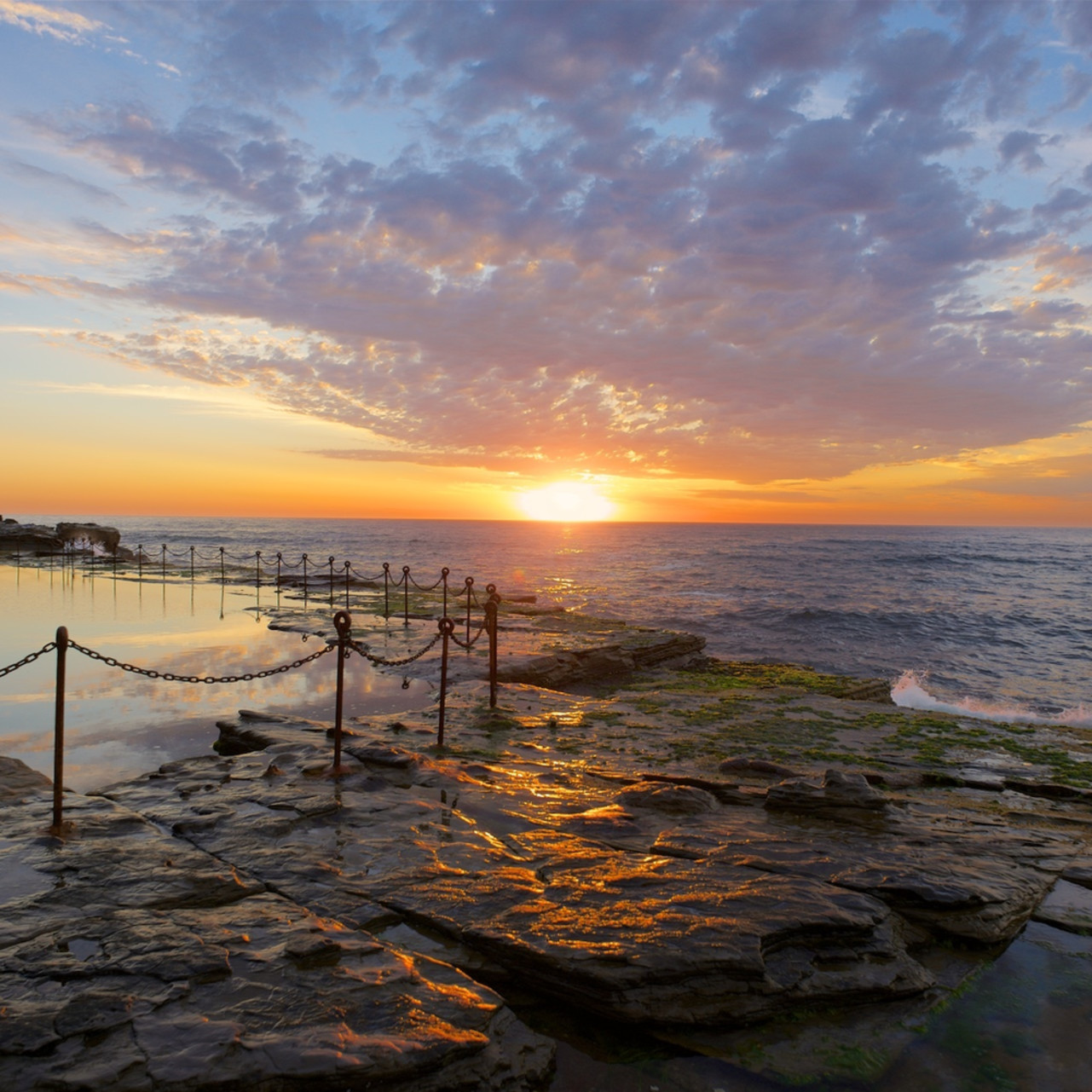 Sunrise at The Bogey - The Bogey Hole Newcastle NSW Australia