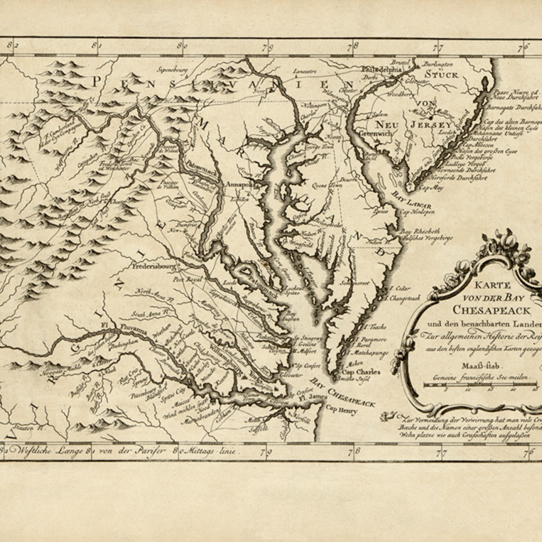 Map of Chesapeake Bay