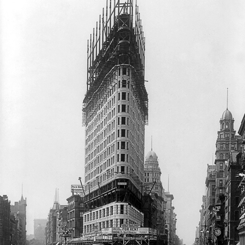 Flatiron Building Under Construction