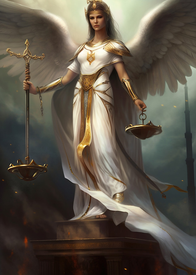 Archangel Raguel 2 Art | Color 1 Photo