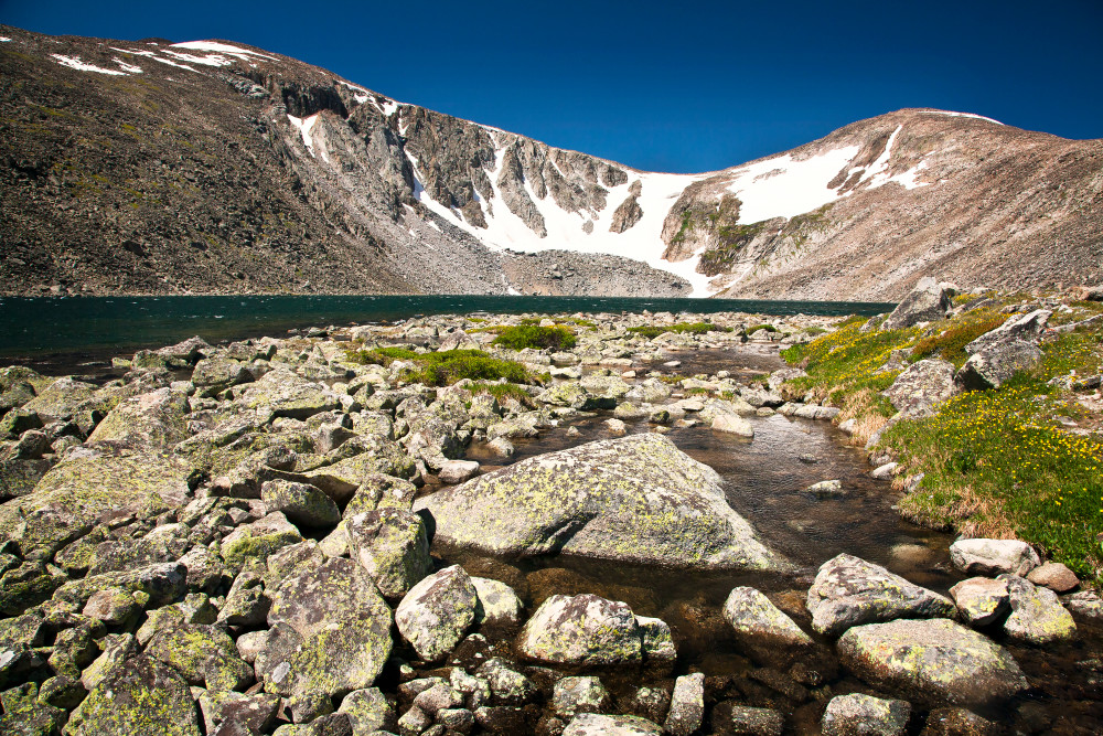 Lake Angeline in Cloud Peak Wilderness photo