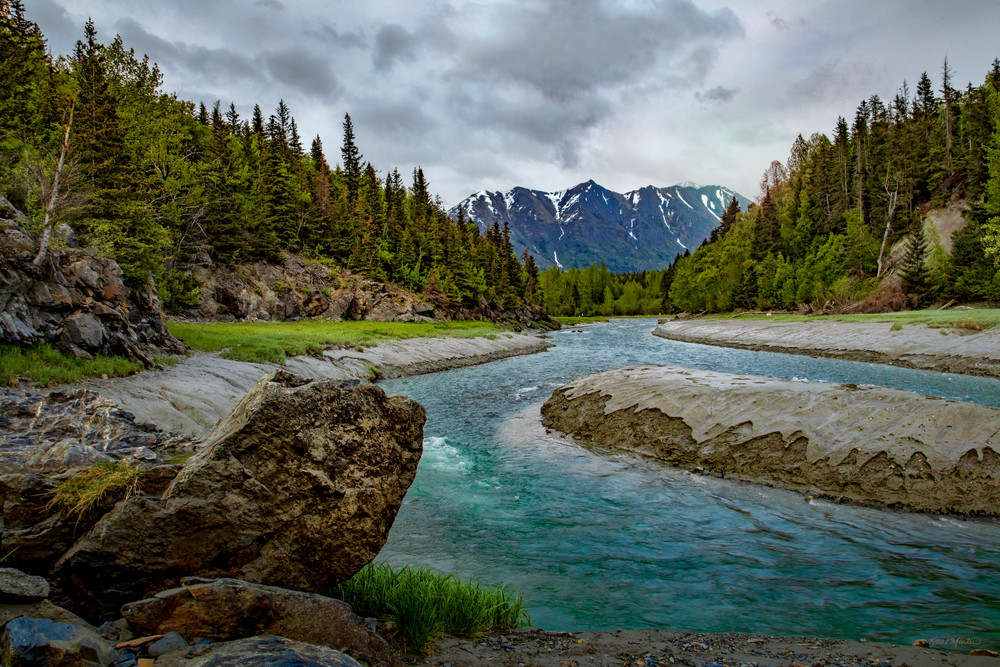 Bird Creek Along Turnagain Arm Drive Photography Art | Koral Martin ...