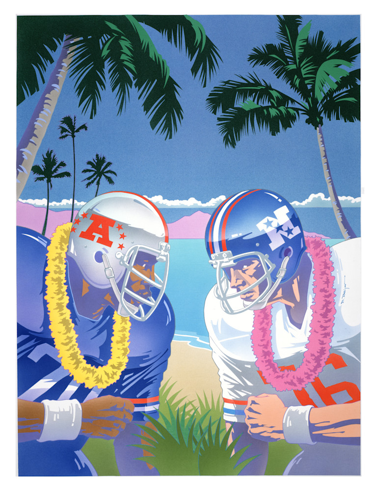 Pro Bowl Poster Art | bob radigan art