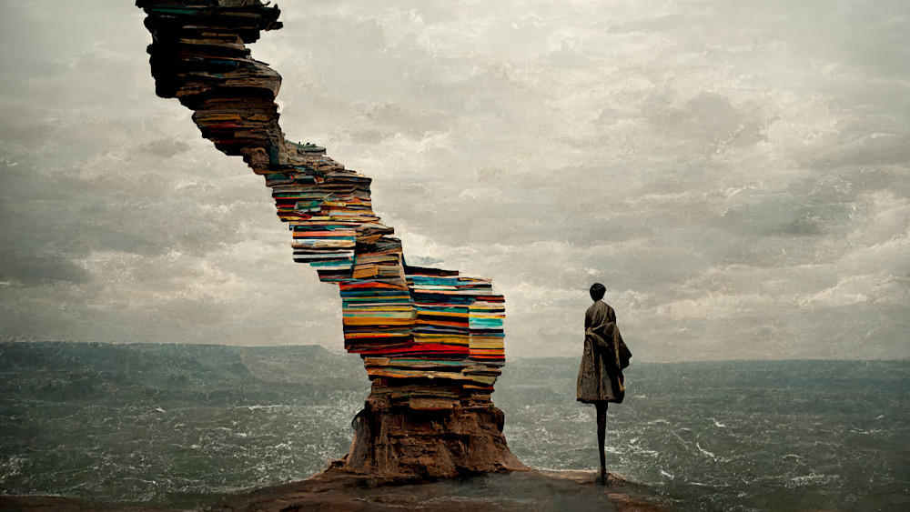 The Building Of Knowledge Art | Art By Beth Anne