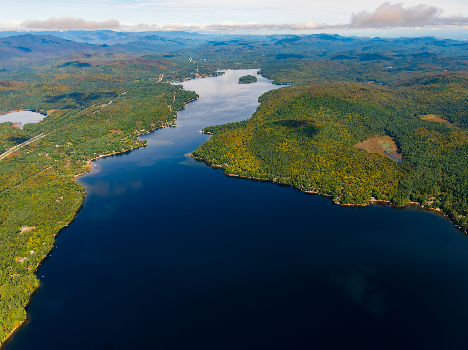 Lake George Aerial V19 Photography Art | Kurt Gardner Photography Gallery