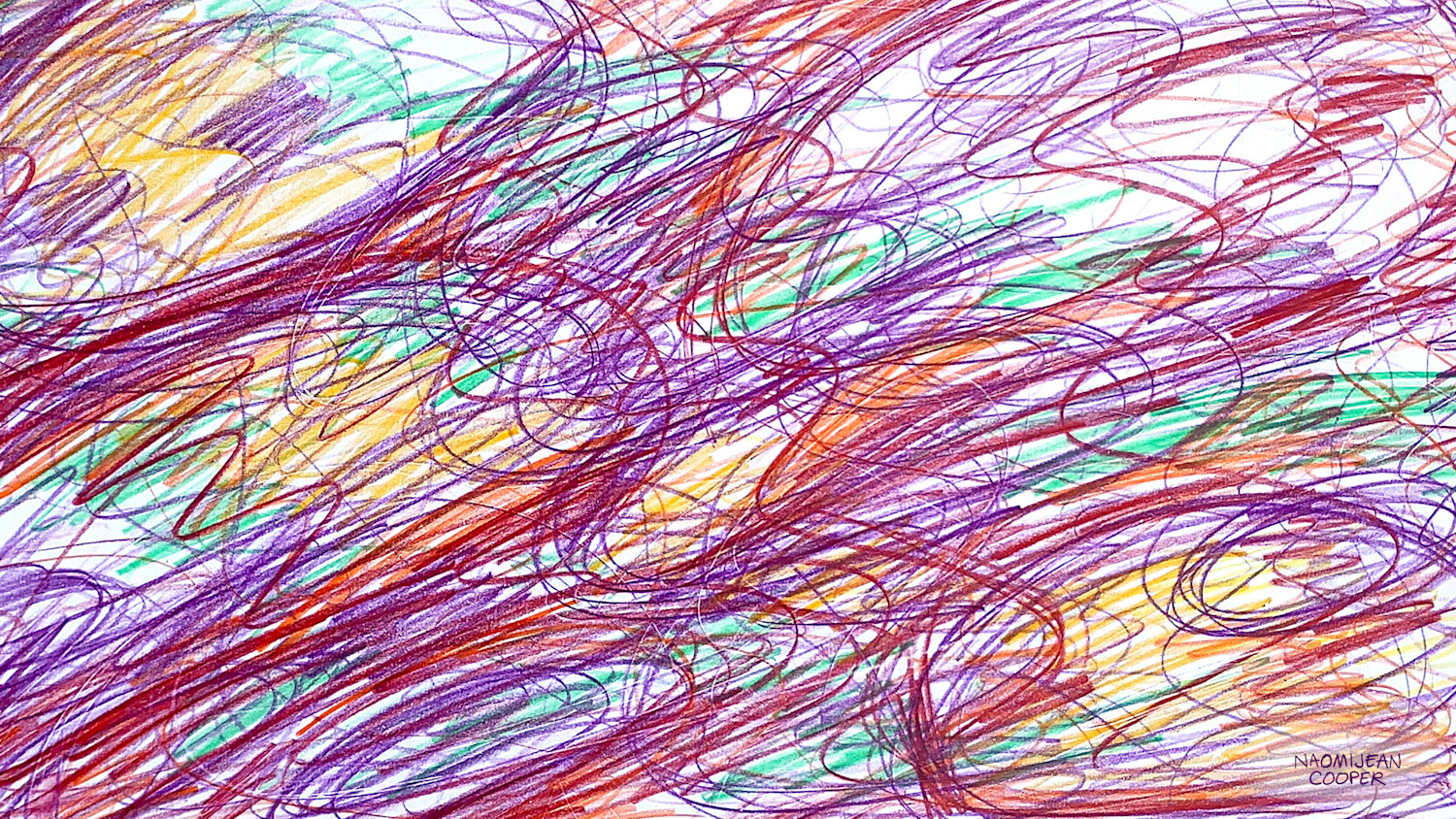 Flowery Distress Art | Naomi Jean Cooper Art