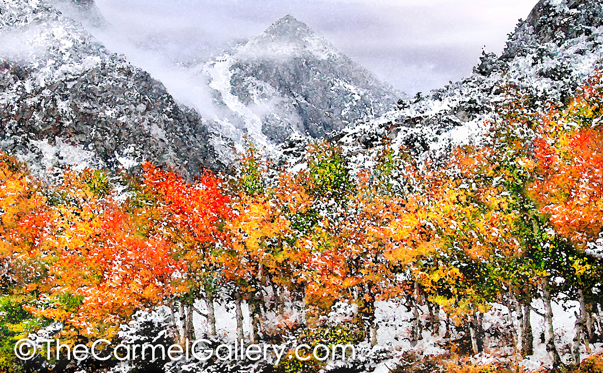 Late Autumn Snow Wallpaper