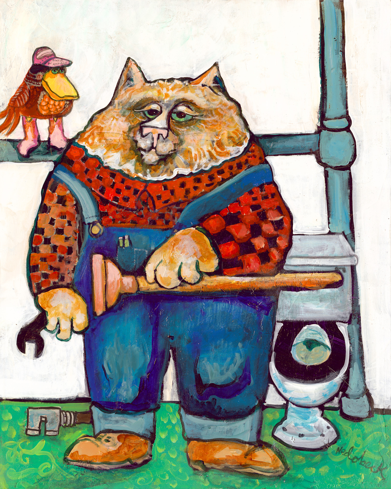 Plumber Cat