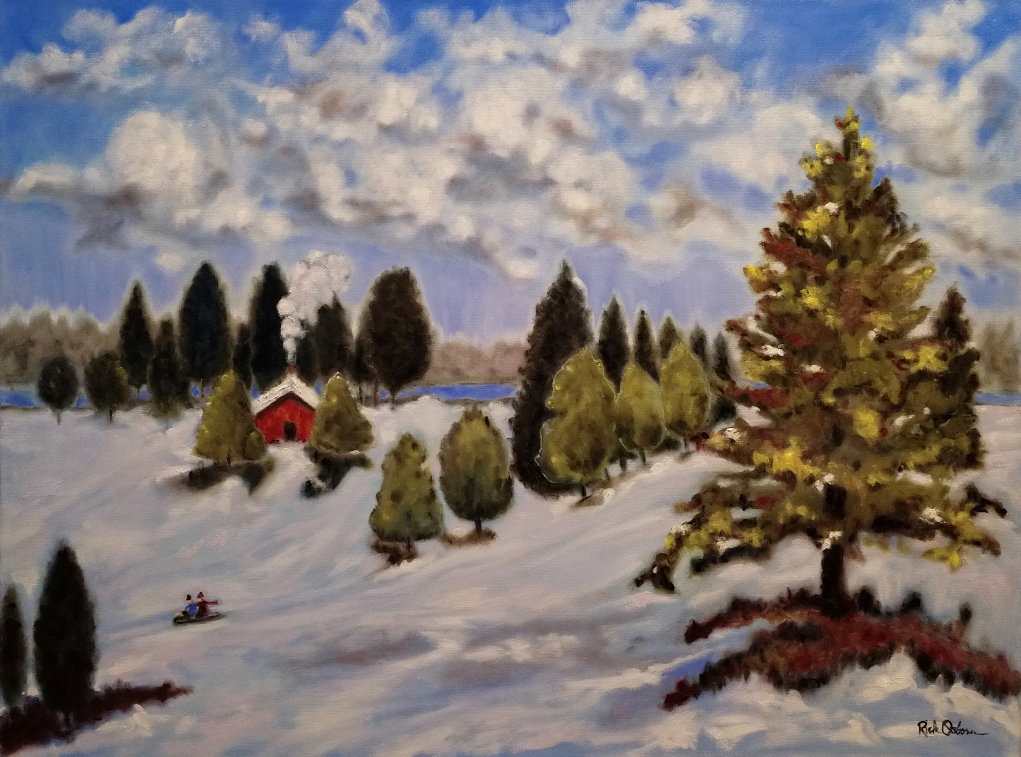 Winter Wonderland | Fine Art Painting Print in any size