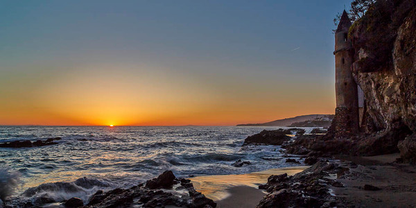 Victoria Castle Sunset