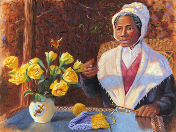 Sojourner Truth Portrait Painting by Steve Simon