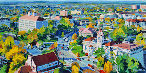 The University of Kansas painting