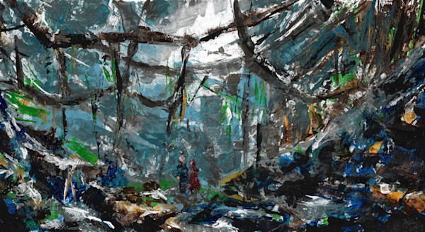 Ashley King Art // The Princess Bride // Fire Swamp