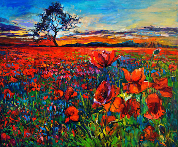 Poppy Fields Art | Rockin Art LLC