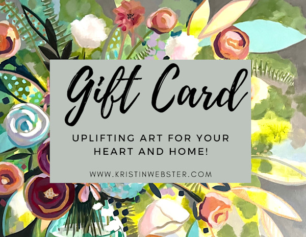 Gift cards Art | Kristin Webster Art Studio