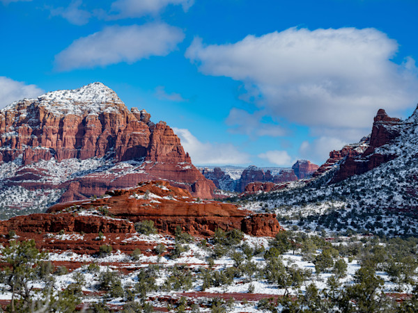 Sedona snowfall Photography Art | Phototelling