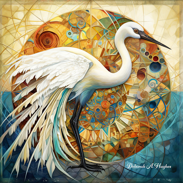 Fibonacci - egrets Photography Art | Deborah A. Hughes Photographer