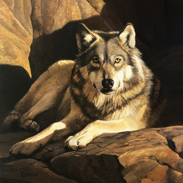 Wolf Art Paintings, Wolf Art Originals, Wolf Artist Laara Cassells ...