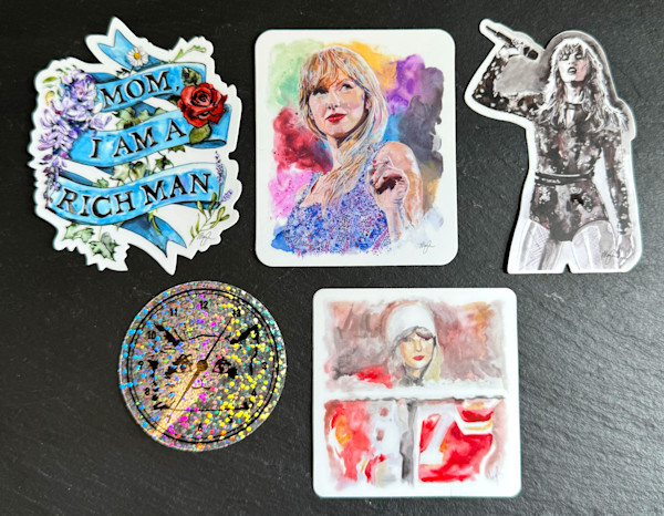 Taylor Stickers 5-pack