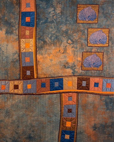 Original Abstract Art Quilts by Rachel Derstine