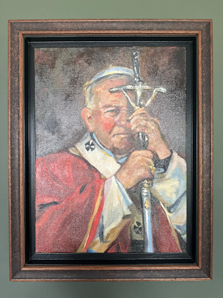 Saint John Paul Ii Be Not Afraid Original | Michael Corsini Art