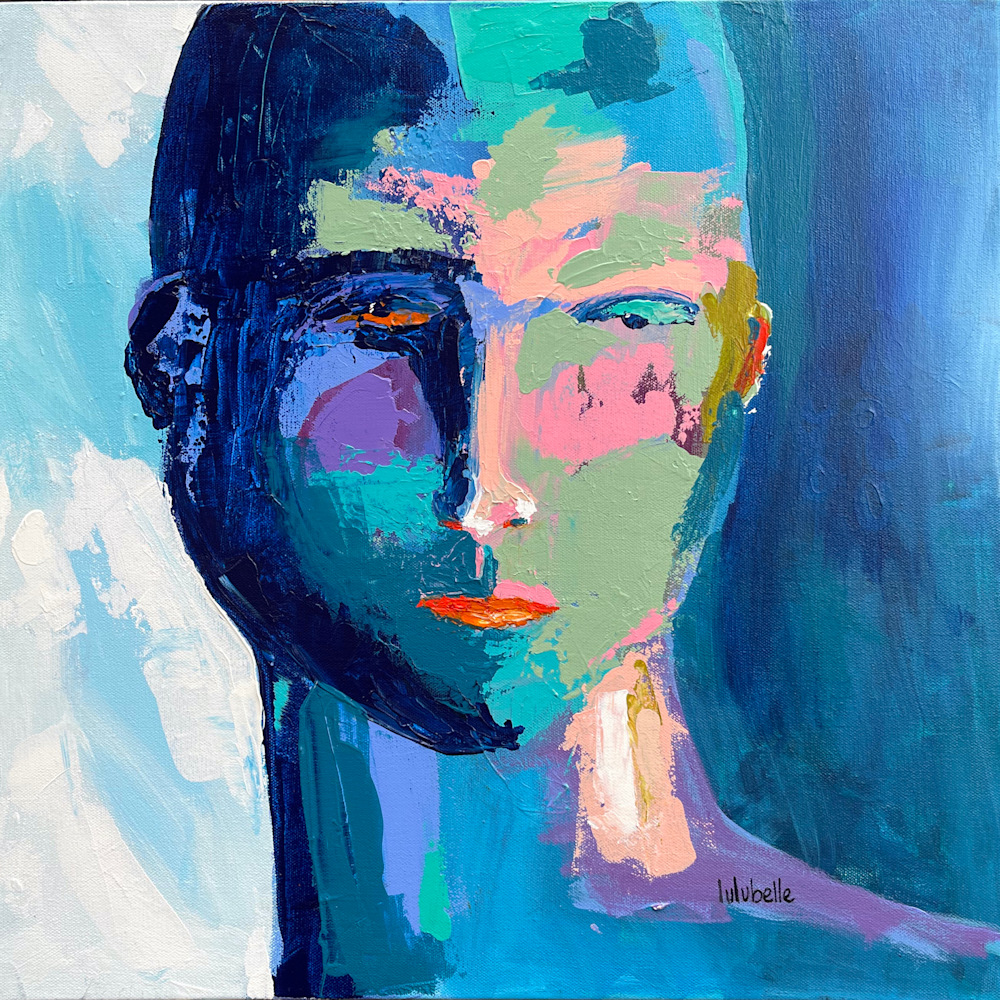 Blue Man Art | Lulubelle Summers