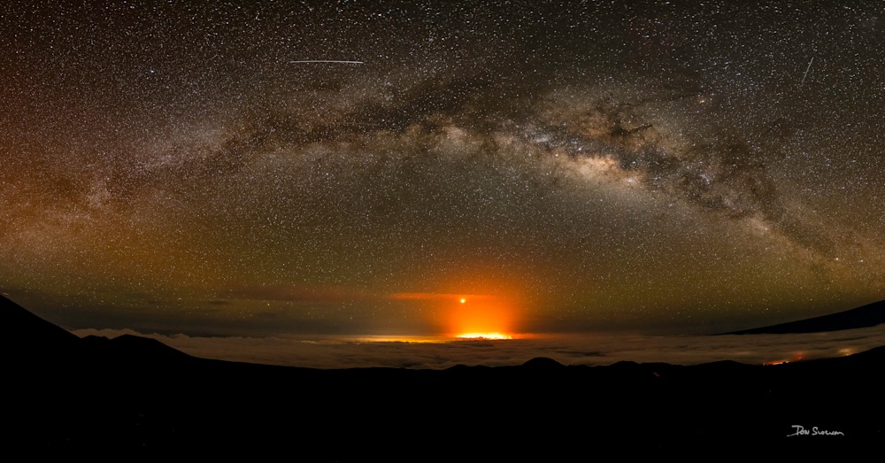 Mars Retrograde Over Puna Photography Art | DS Images