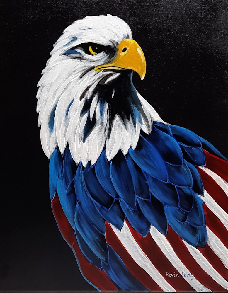 how to draw a patriotic eagle
