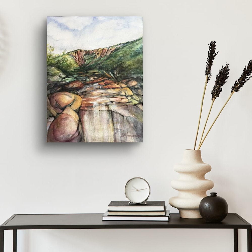 how to draw rain watercolor