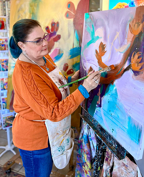 Painting workshops Art | Kristin Harvey Art